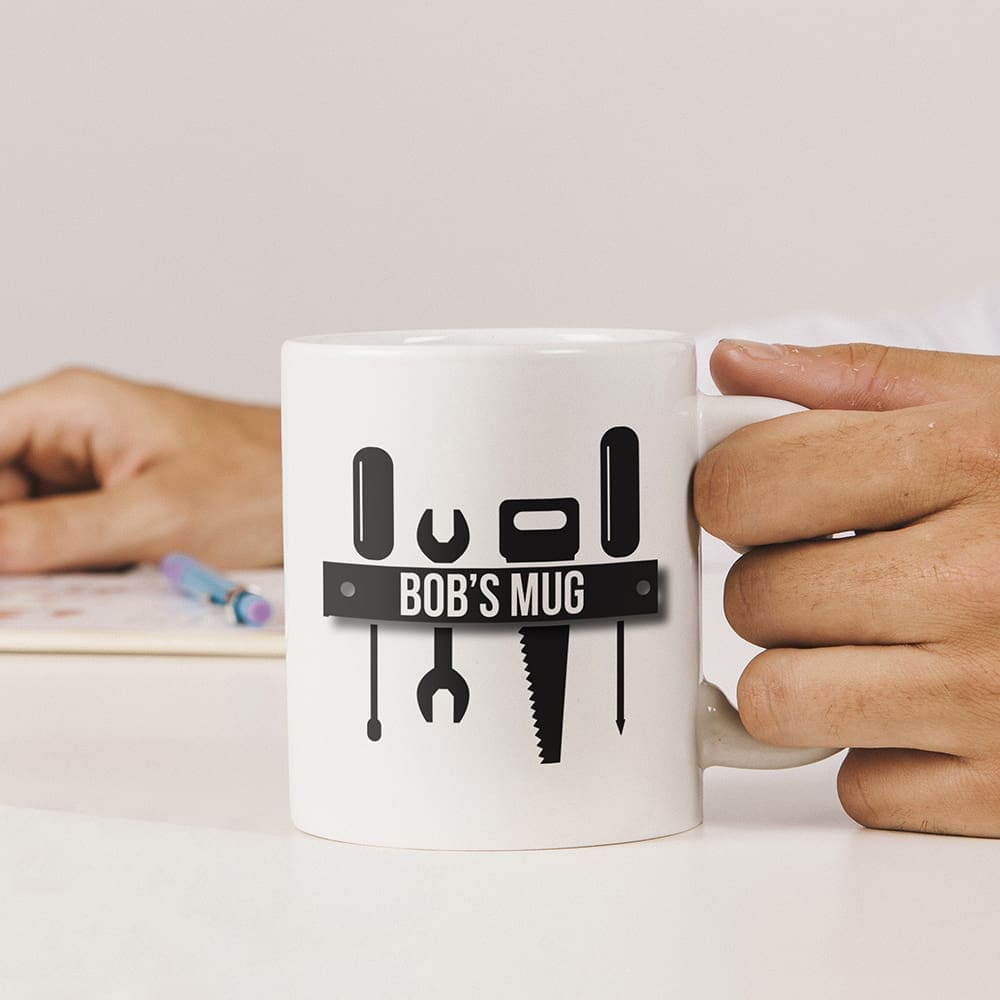 Personalised Tool Bench Mug - ForYou.ie