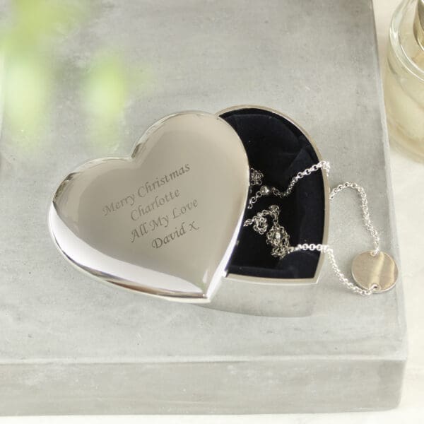 Personalised Heart Trinket Box - ForYou.ie