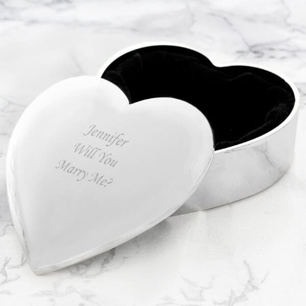 Personalised Heart Trinket Box - ForYou.ie