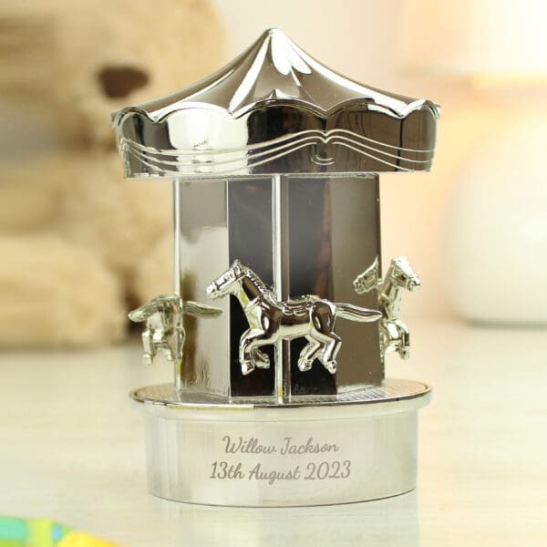 Personalised Carousel Money Box - ForYou.ie