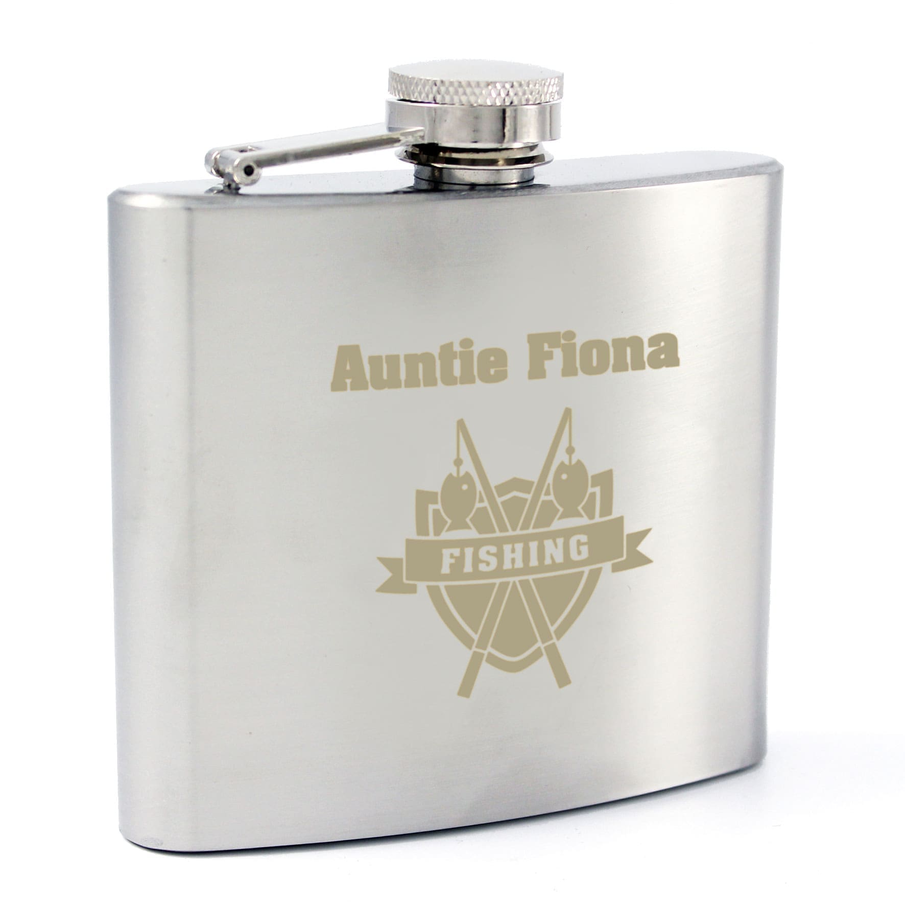 Personalised Fishing Hip Flask - ForYou.ie