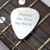 Personalised Silver Plectrum - ForYou.ie