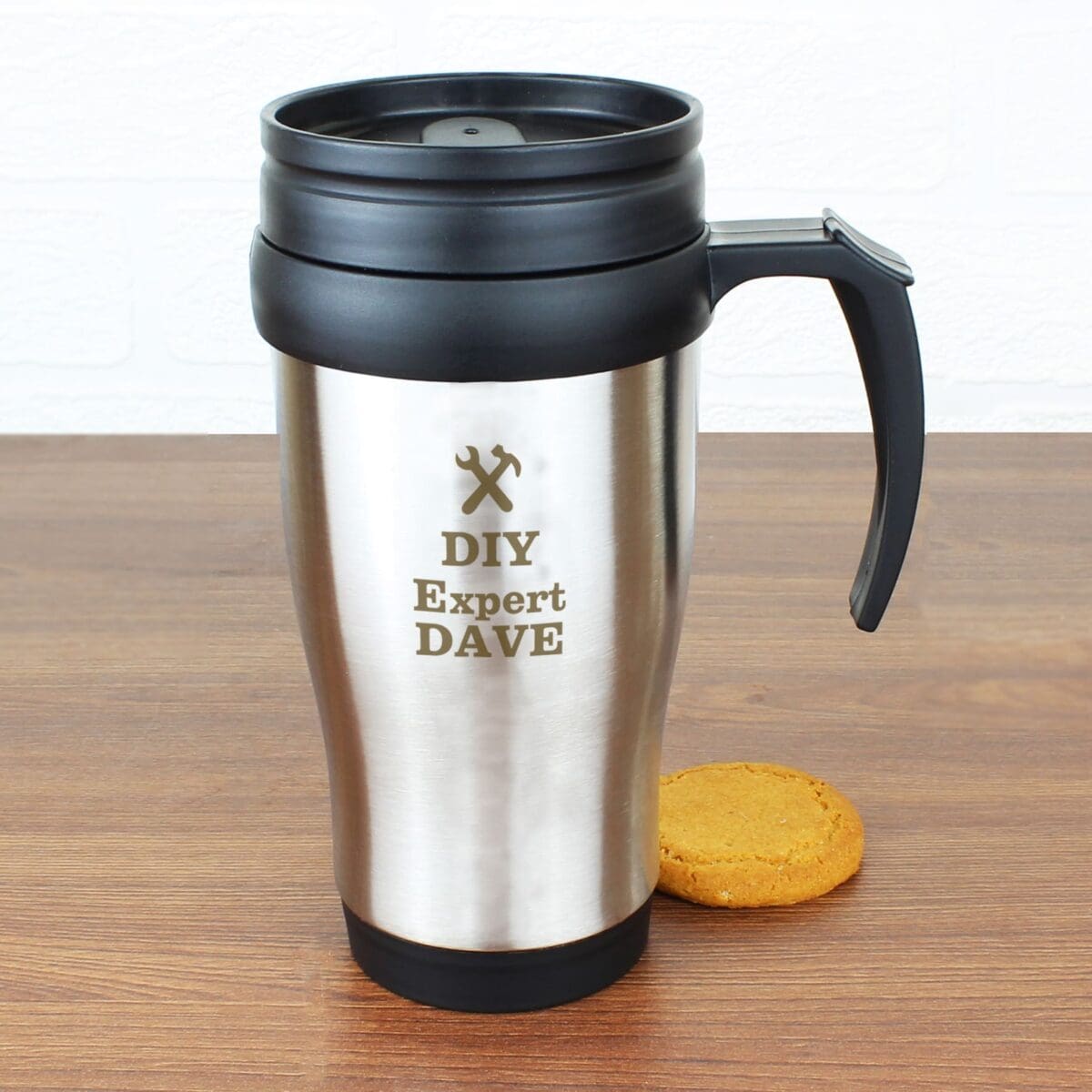 Personalised Man At Work Travel Mug - ForYou.ie