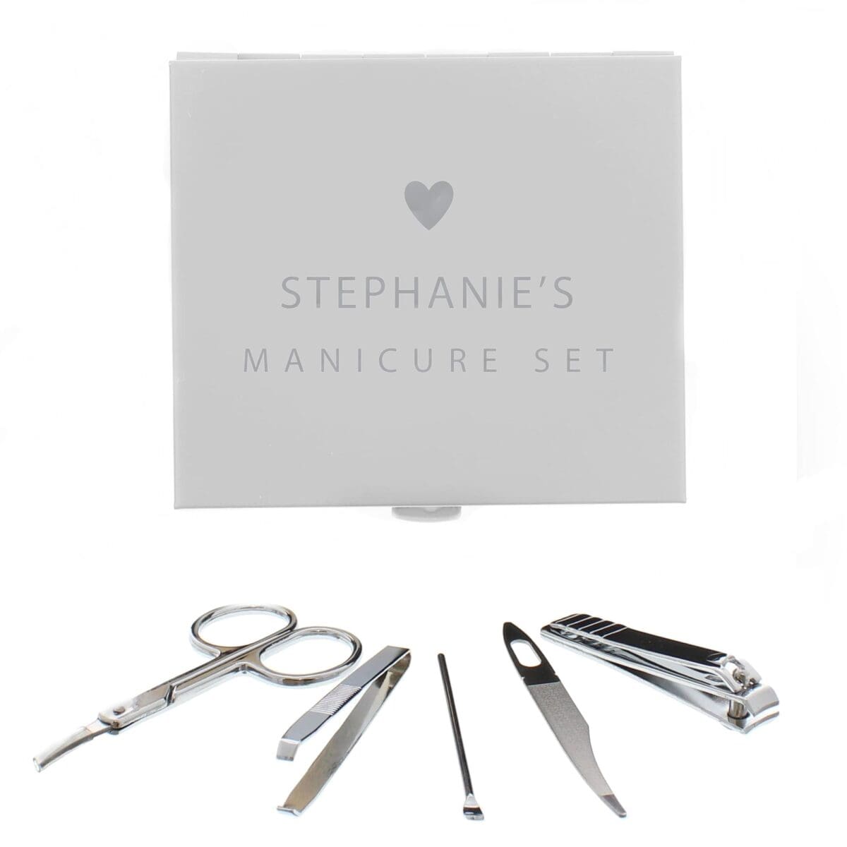 Personalised Heart Manicure Set - ForYou.ie