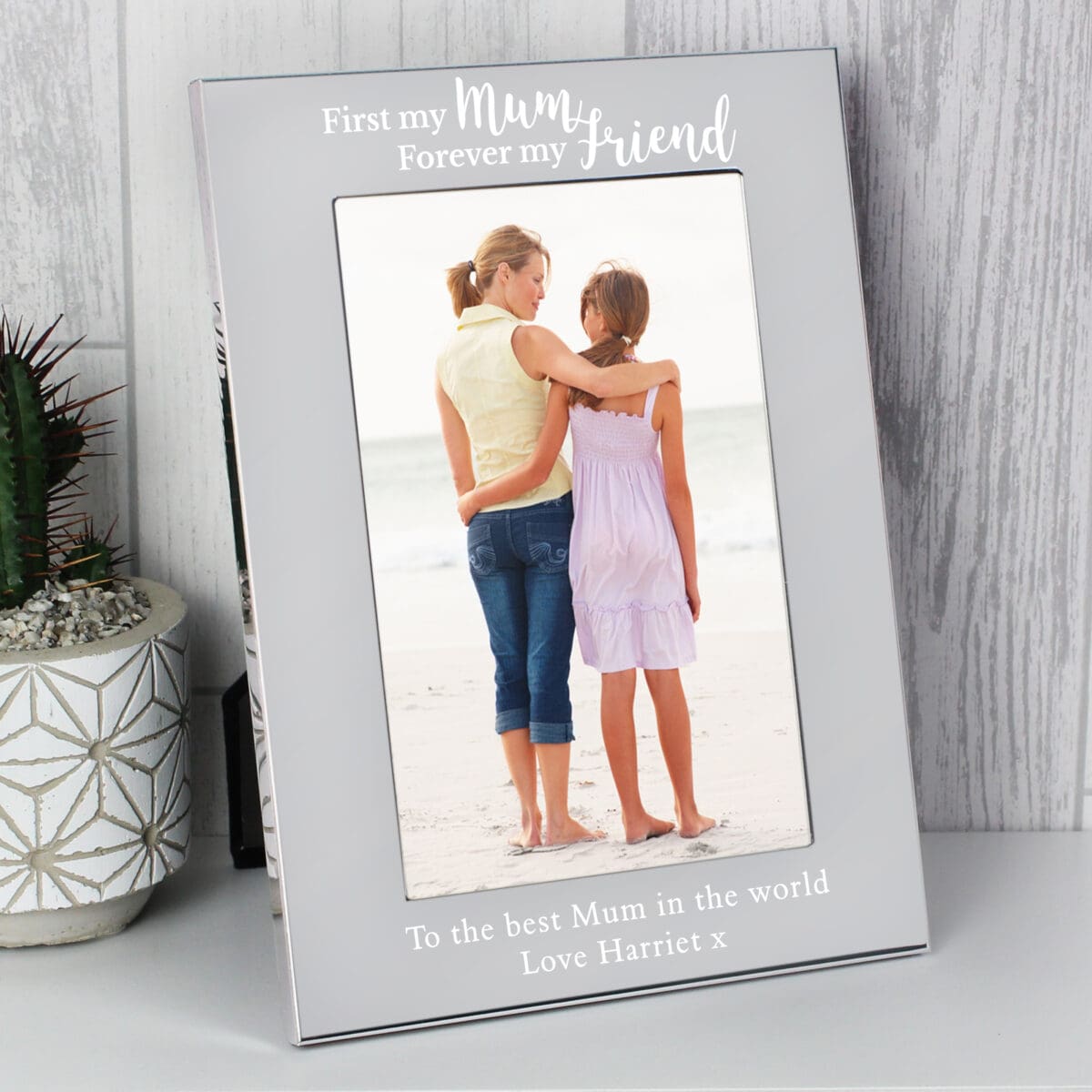 Personalised First My Mum...6x4 Silver Photo Frame - ForYou.ie