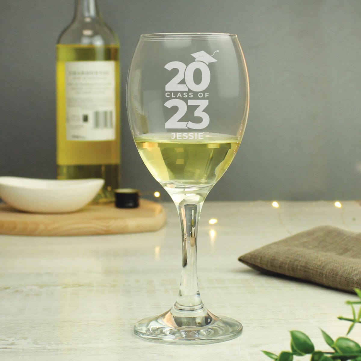 Personalised Class of Graduation Wine Glass - ForYou.ie