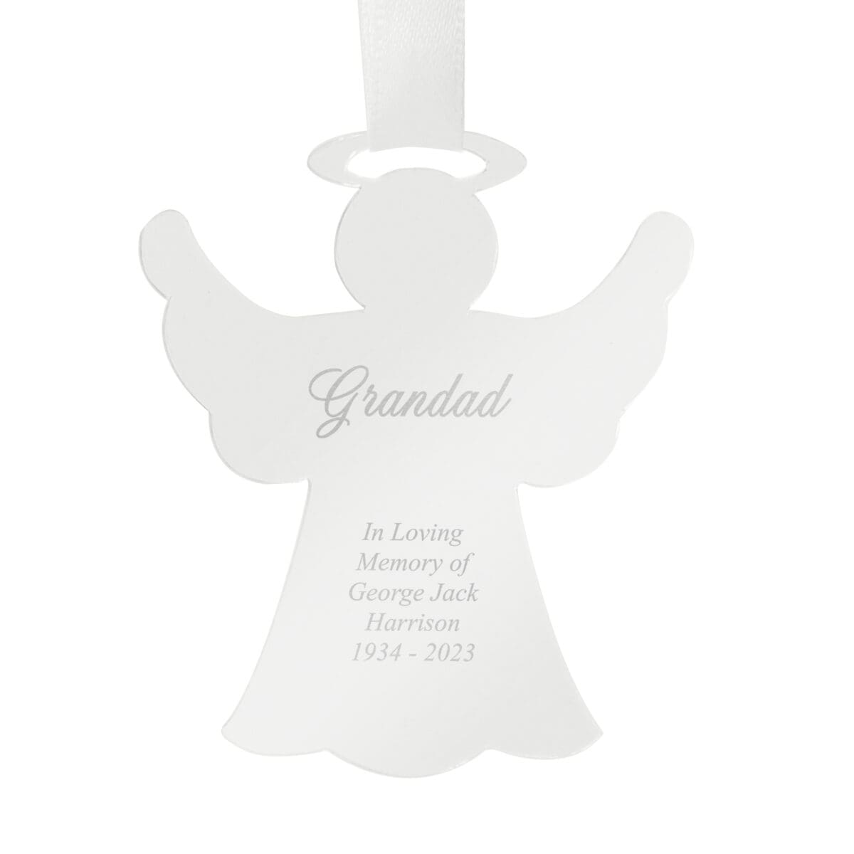 Personalised Acrylic Angel Decoration - ForYou.ie