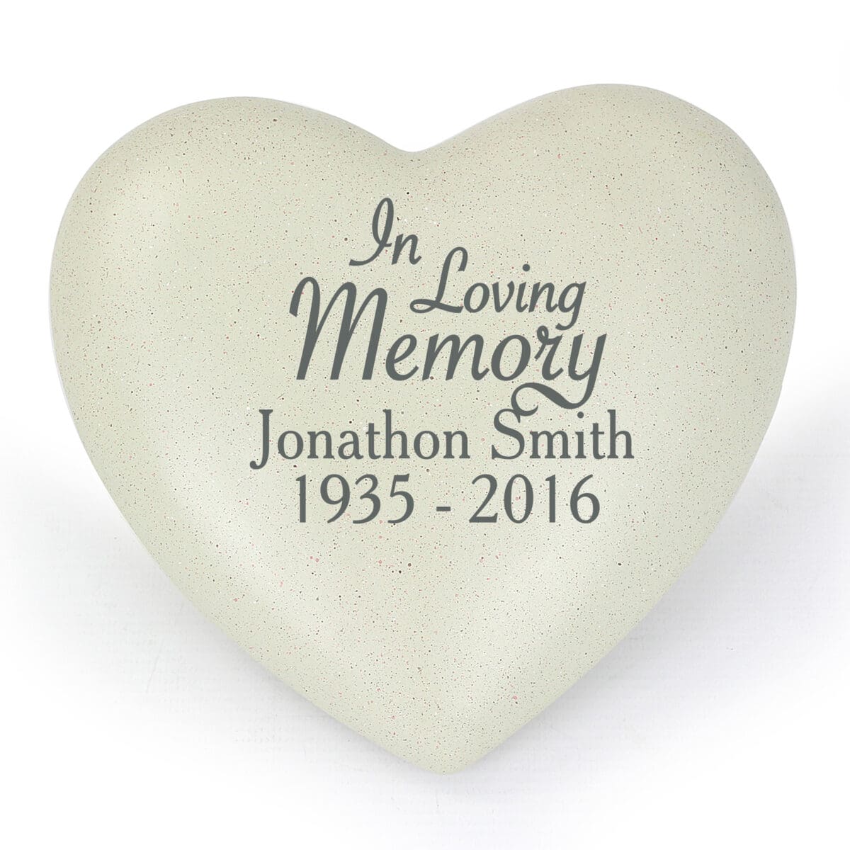 Personalised In Loving Memory Heart Memorial - ForYou.ie