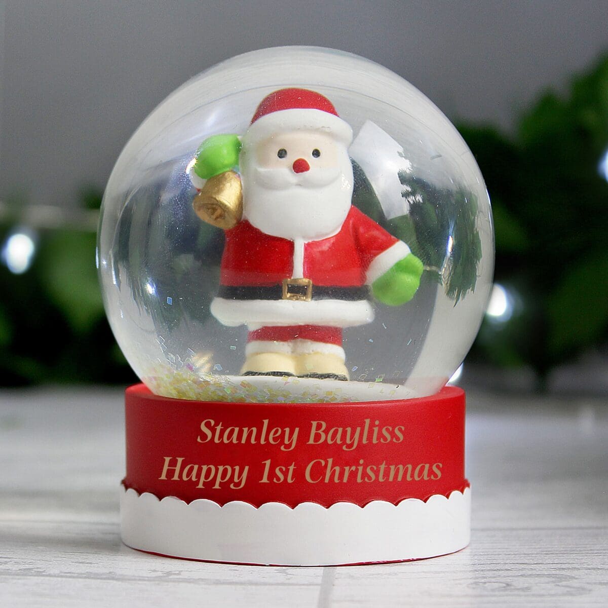 Personalised Santa Snow Globe - ForYou.ie