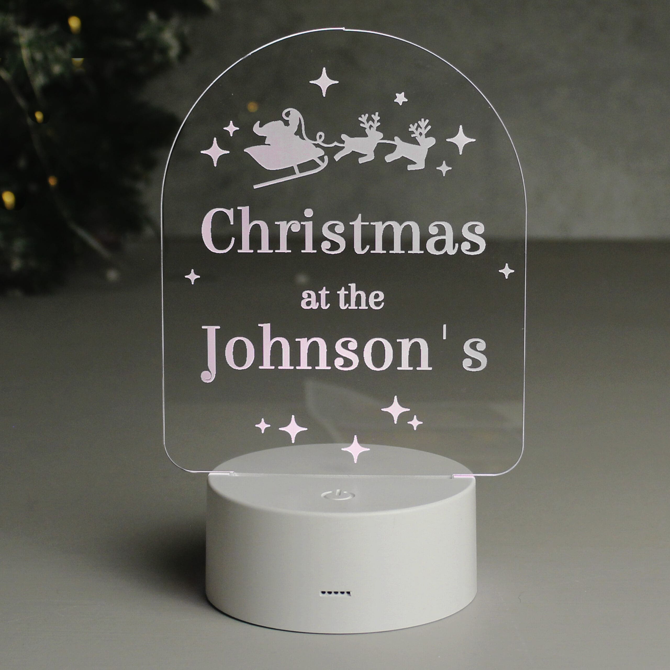 Personalised Free Text Christmas LED Light - ForYou.ie