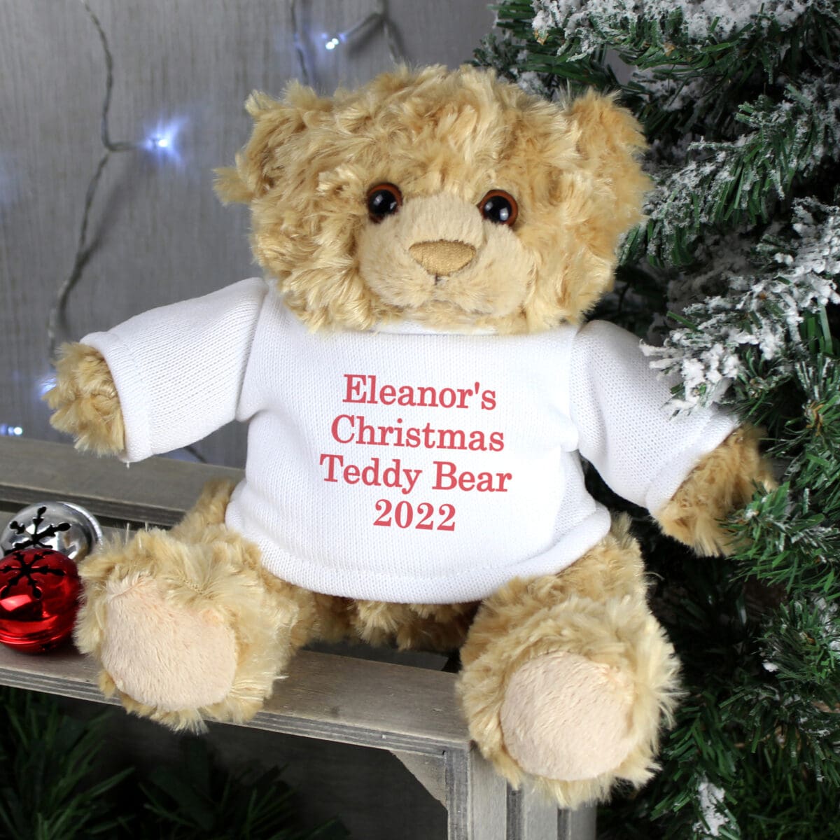 Personalised Christmas Message Teddy Bear - ForYou.ie