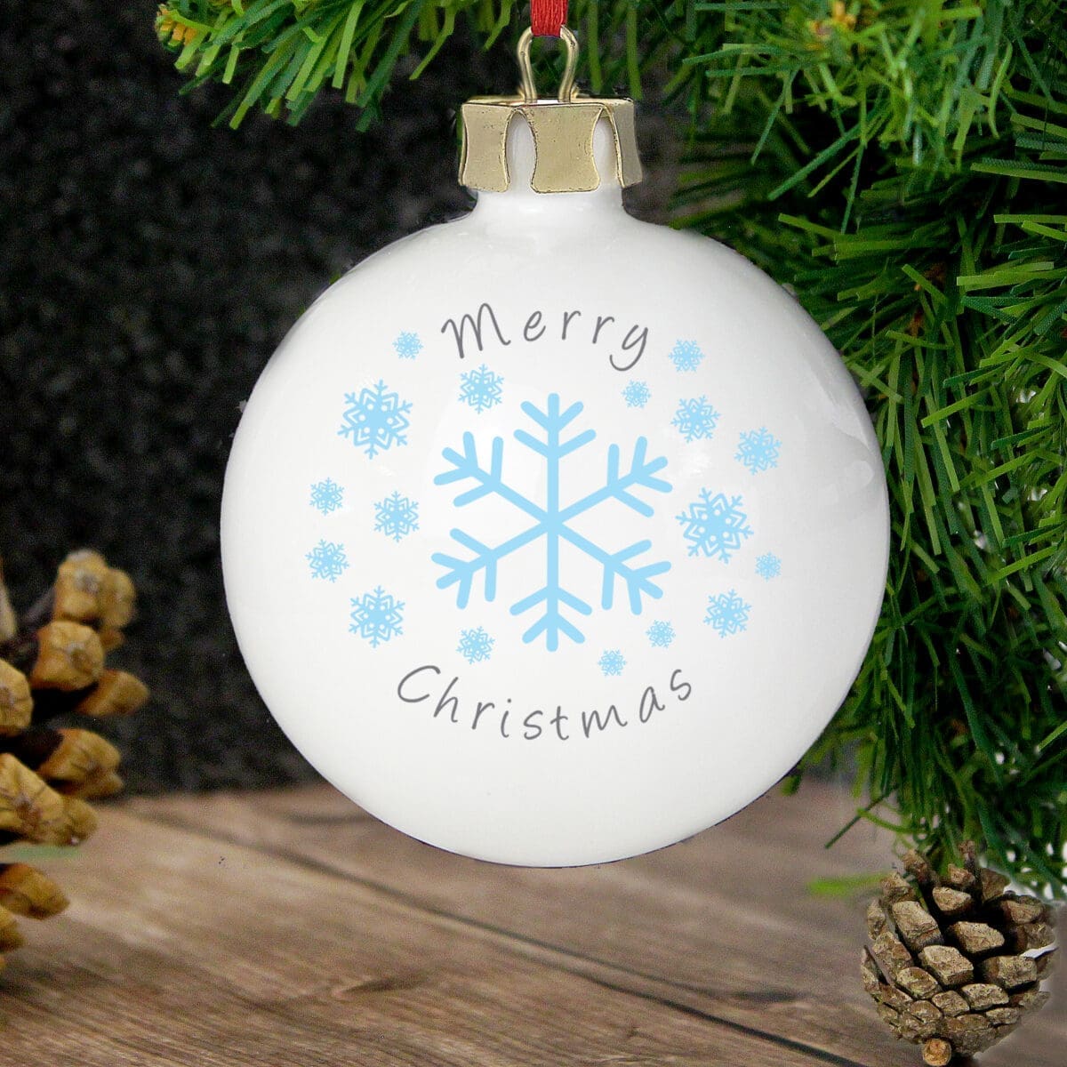 Personalised Snowflakes Bauble - ForYou.ie