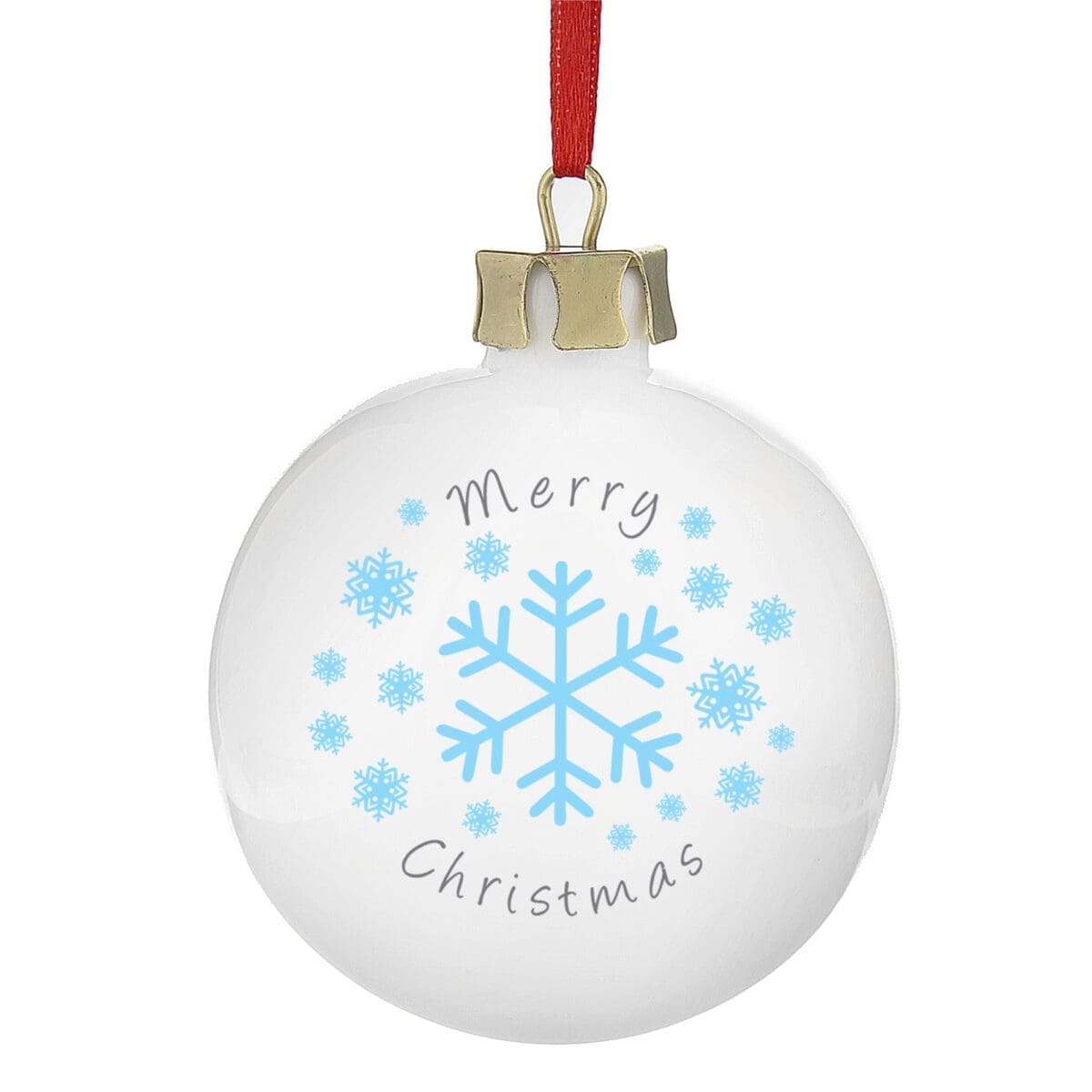 Personalised Snowflakes Bauble - ForYou.ie