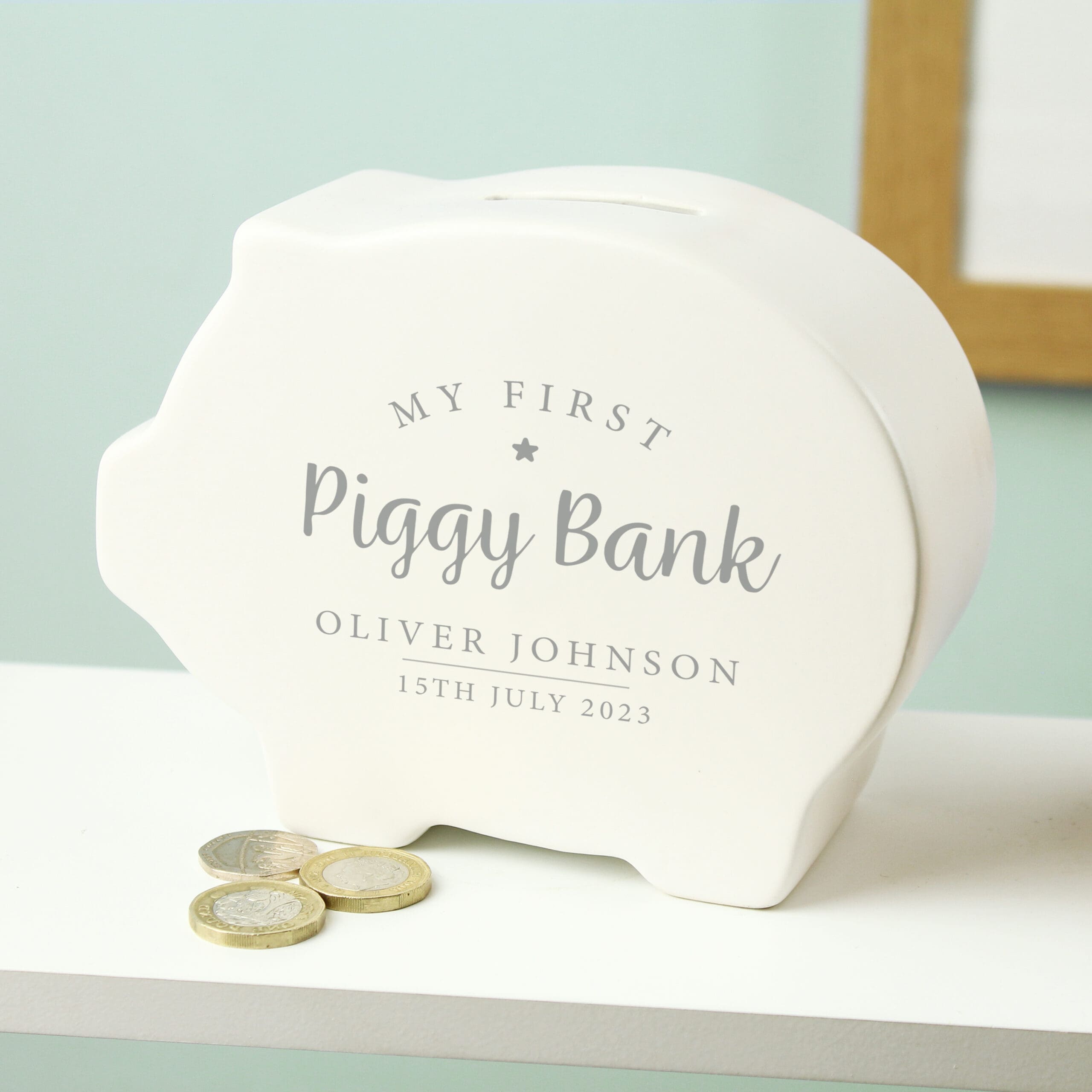 Personalised My First Piggy Bank - ForYou.ie