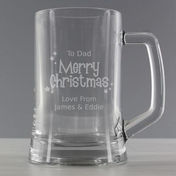 Personalised Merry Christmas Pint - ForYou.ie