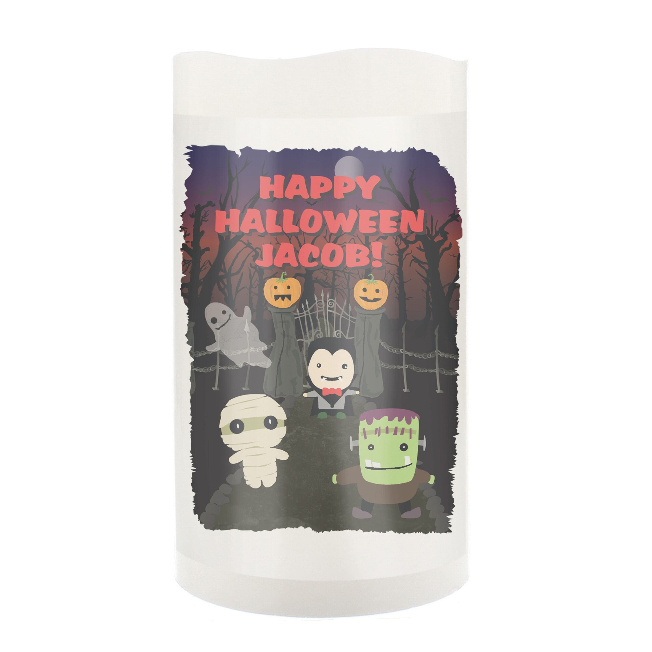 Personalised Halloween LED Candle - ForYou.ie