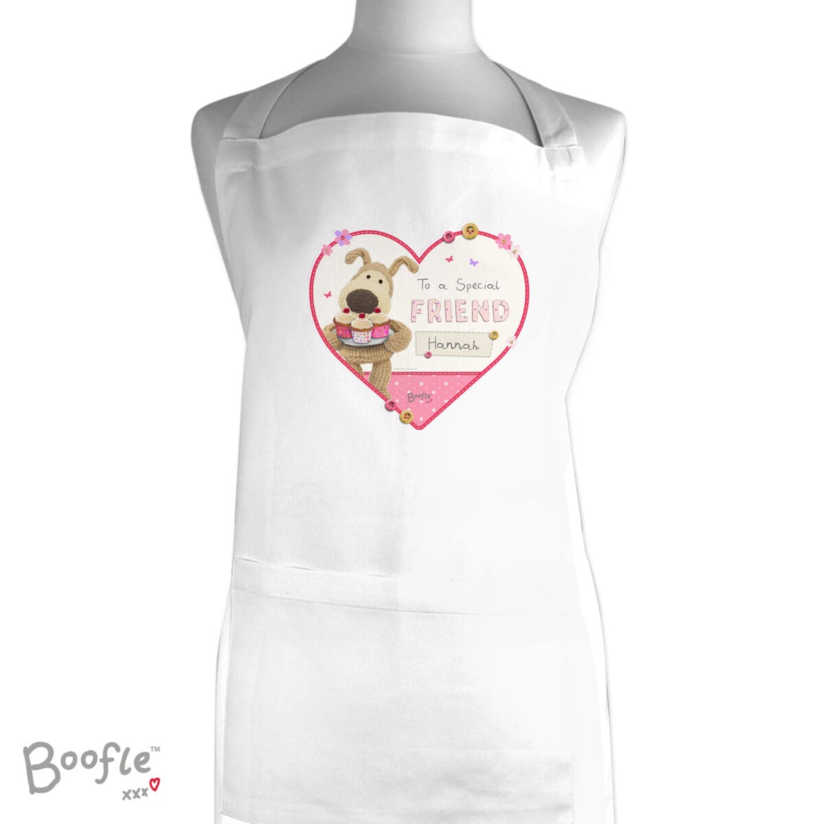 Personalised Boofle Flowers Apron - ForYou.ie