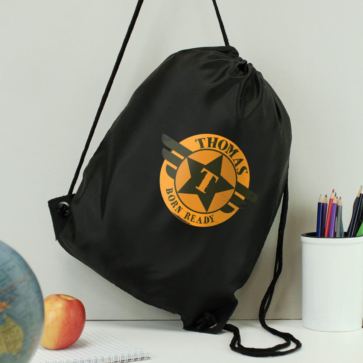 Personalised Badge Black Kit Bag - ForYou.ie