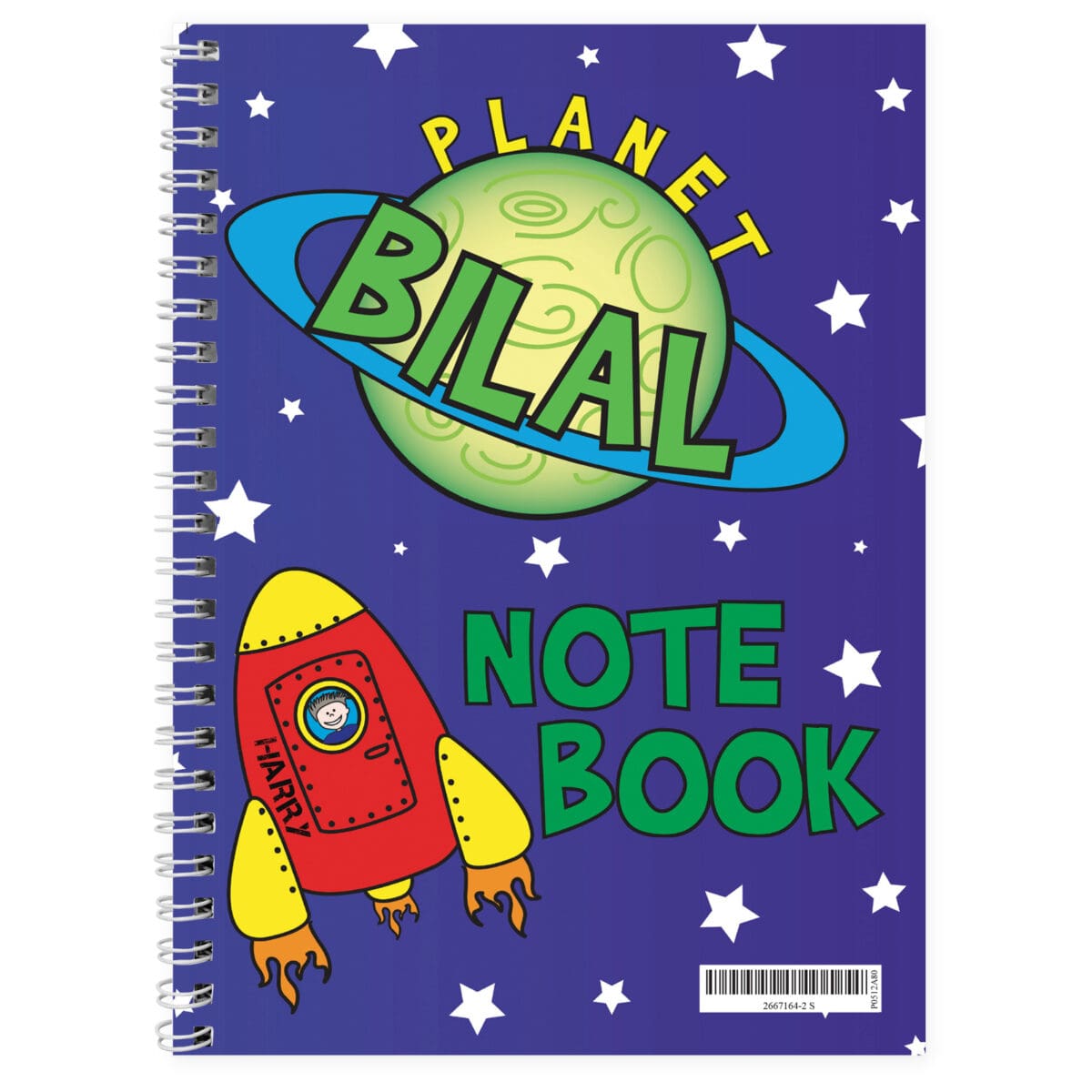 Personalised Space A5 Notebook - ForYou.ie