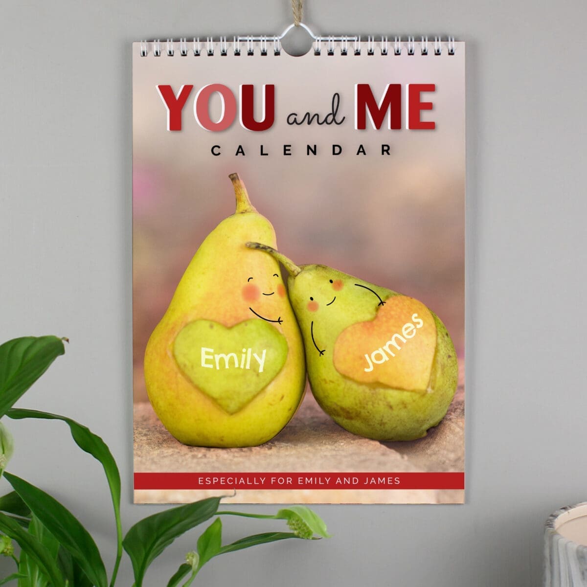 Personalised A4 Couple You And Me Calendar - ForYou.ie