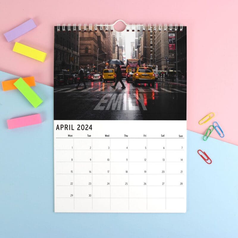 Personalised A4 New York Calendar - ForYou.ie