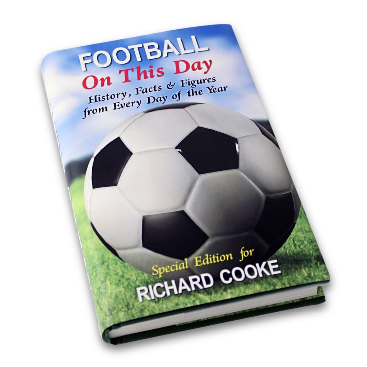 Personalised Football On This Day Book - ForYou.ie