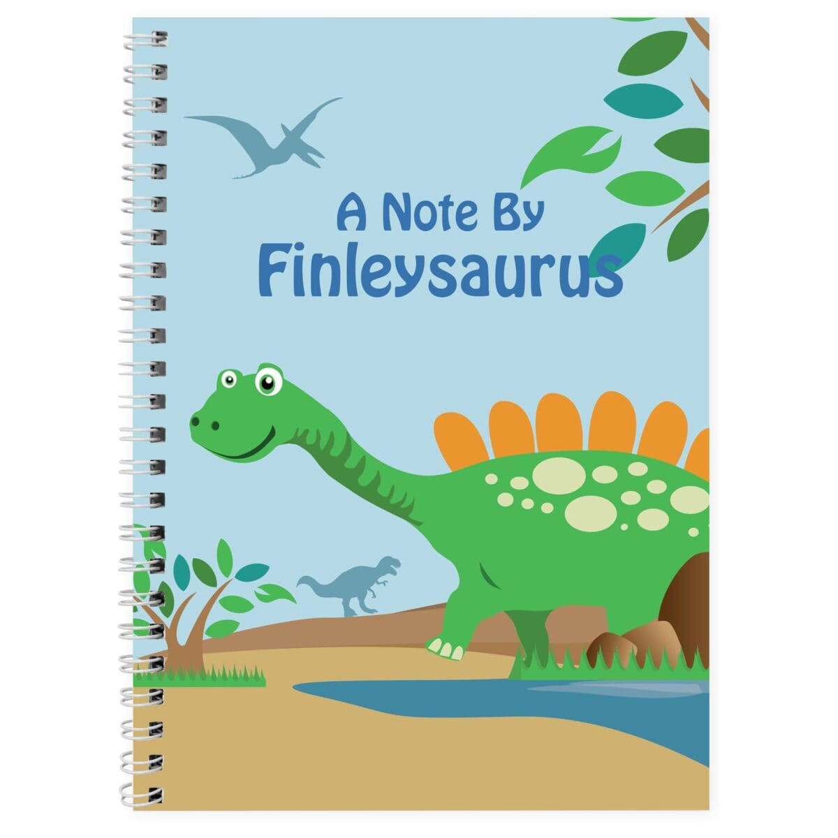 Personalised Dinosaur A5 Notebook - ForYou.ie