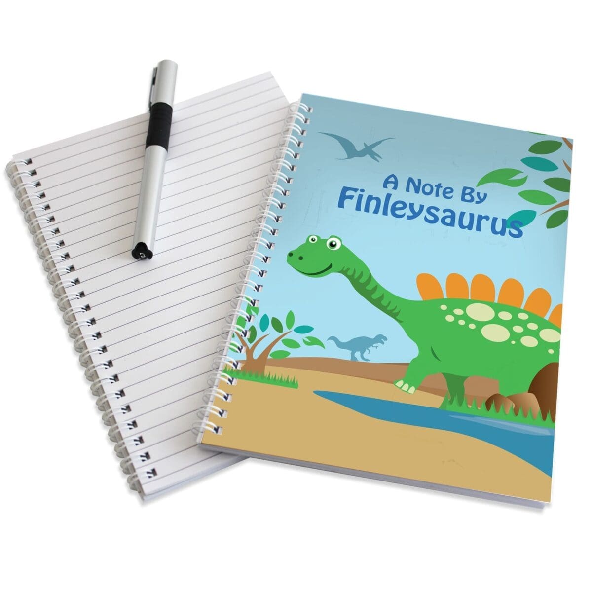 Personalised Dinosaur A5 Notebook - ForYou.ie