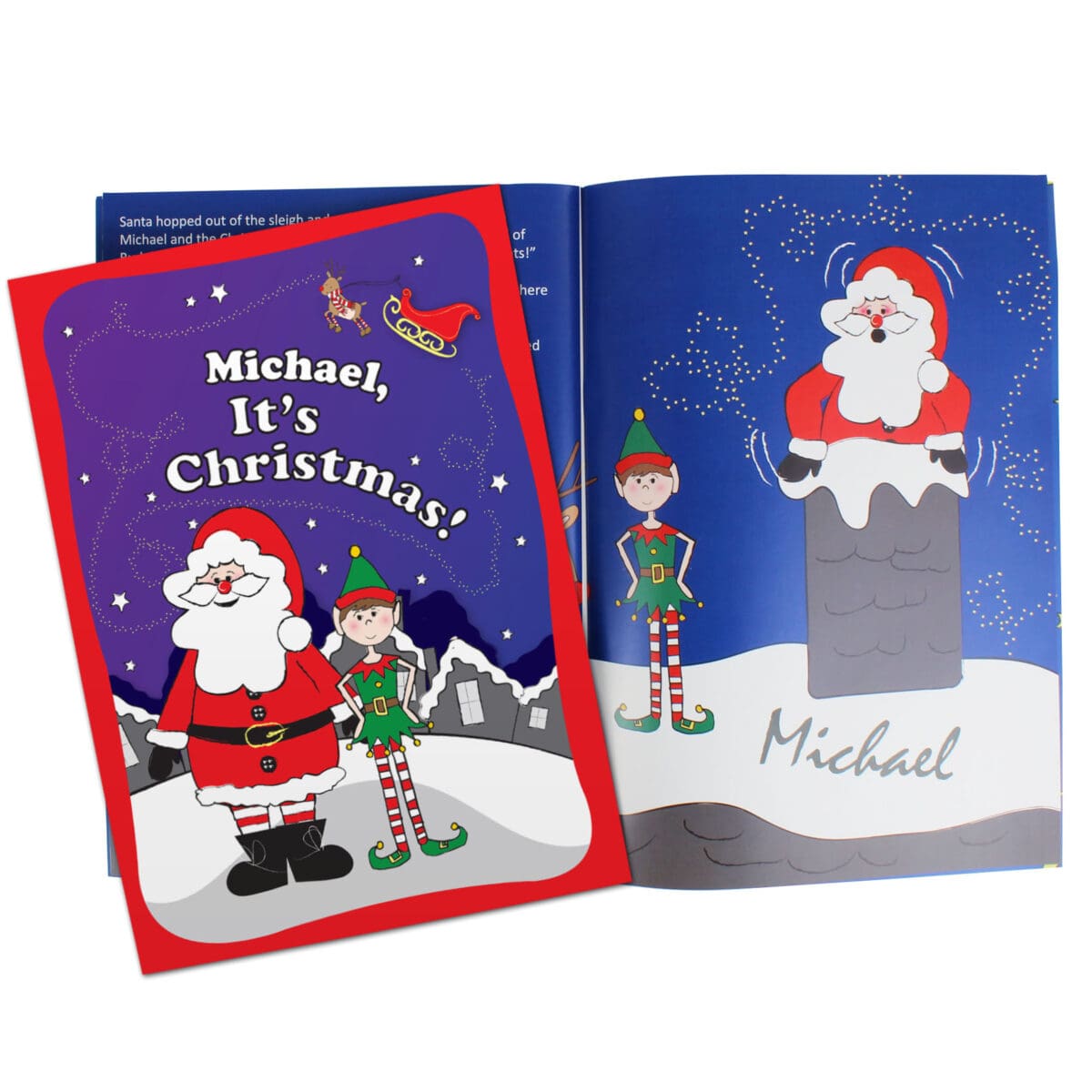 Personalised Its Christmas Elf Story Book - ForYou.ie