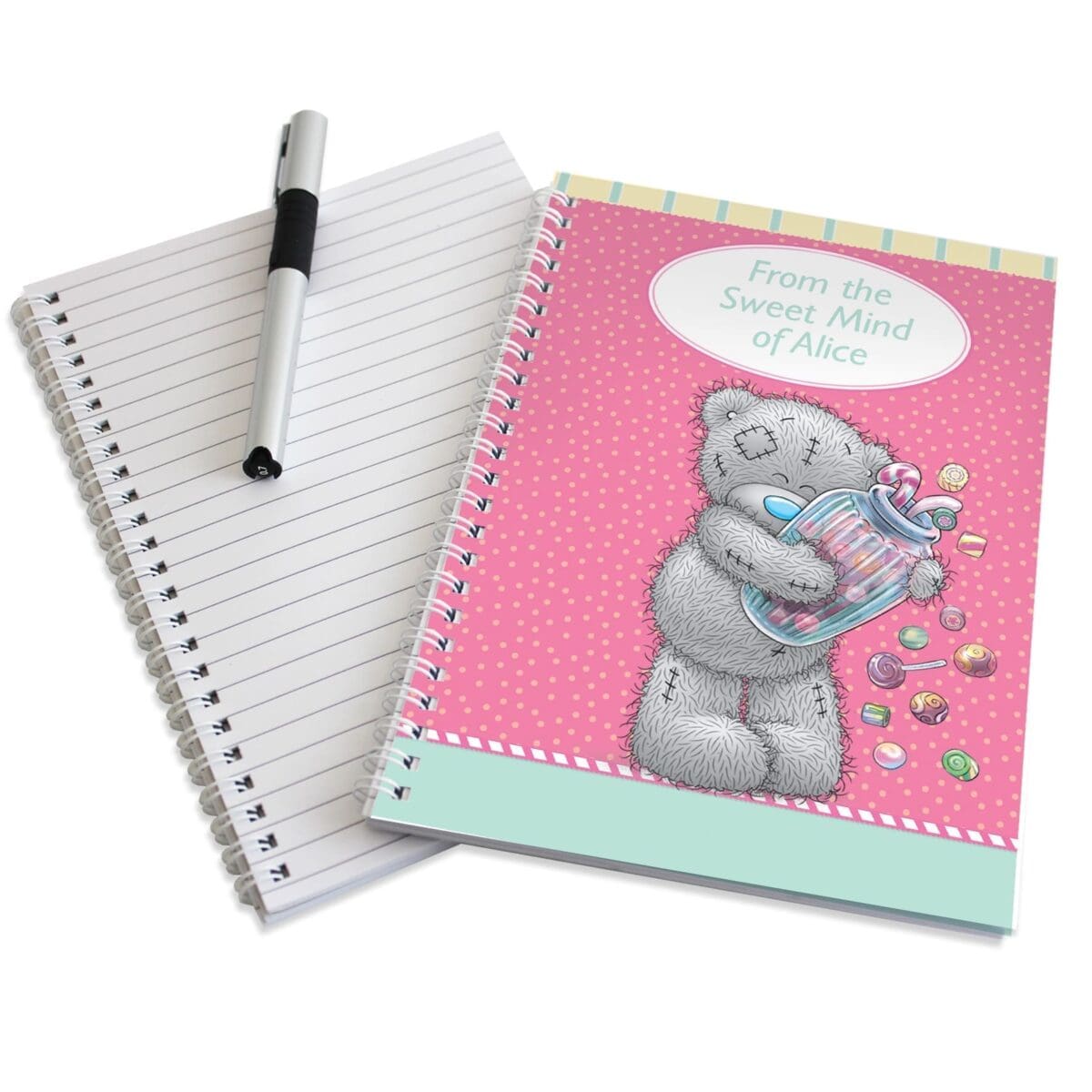 Personalised Me to You Candy Girl A5 Notebook - ForYou.ie