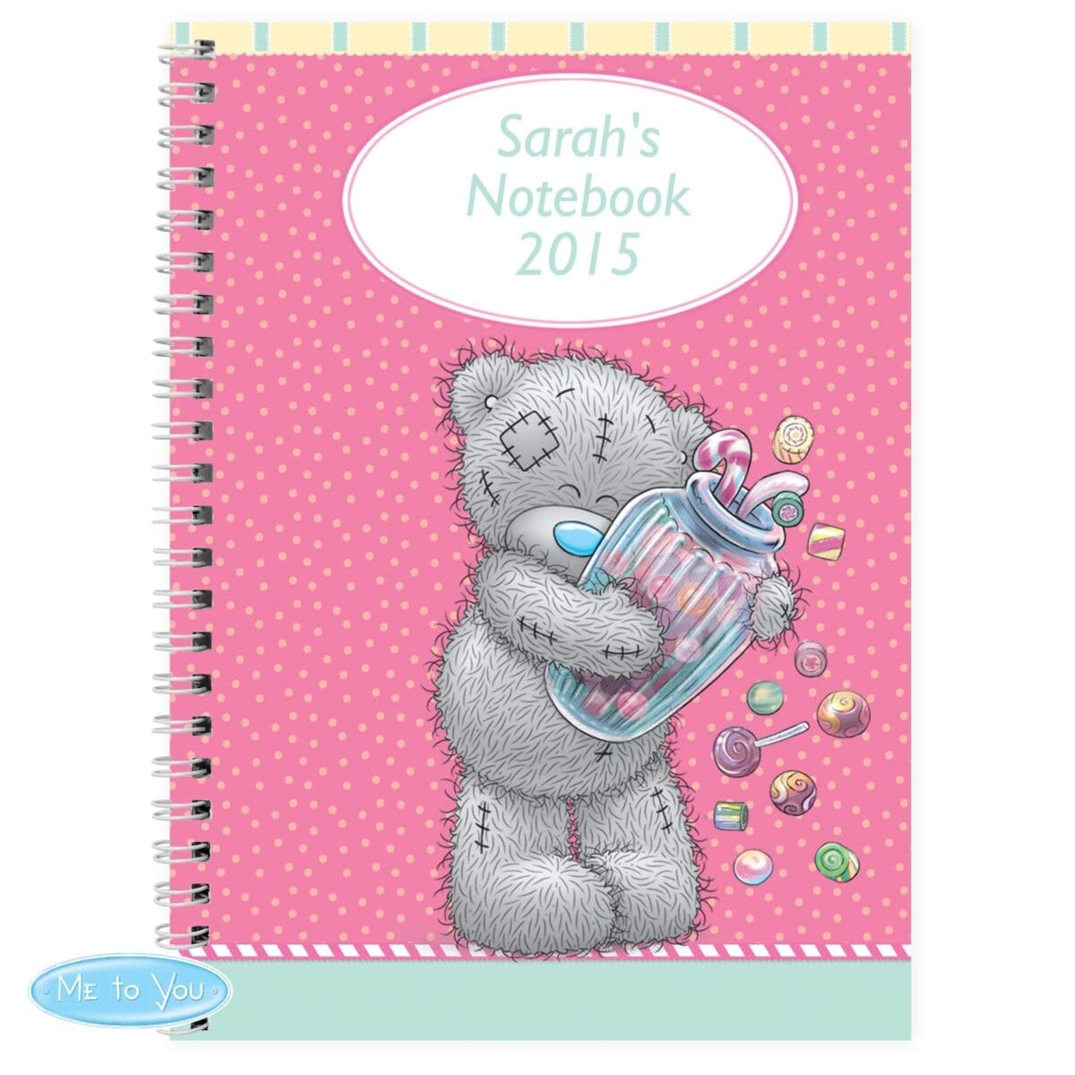 Personalised Me to You Candy Girl A5 Notebook - ForYou.ie