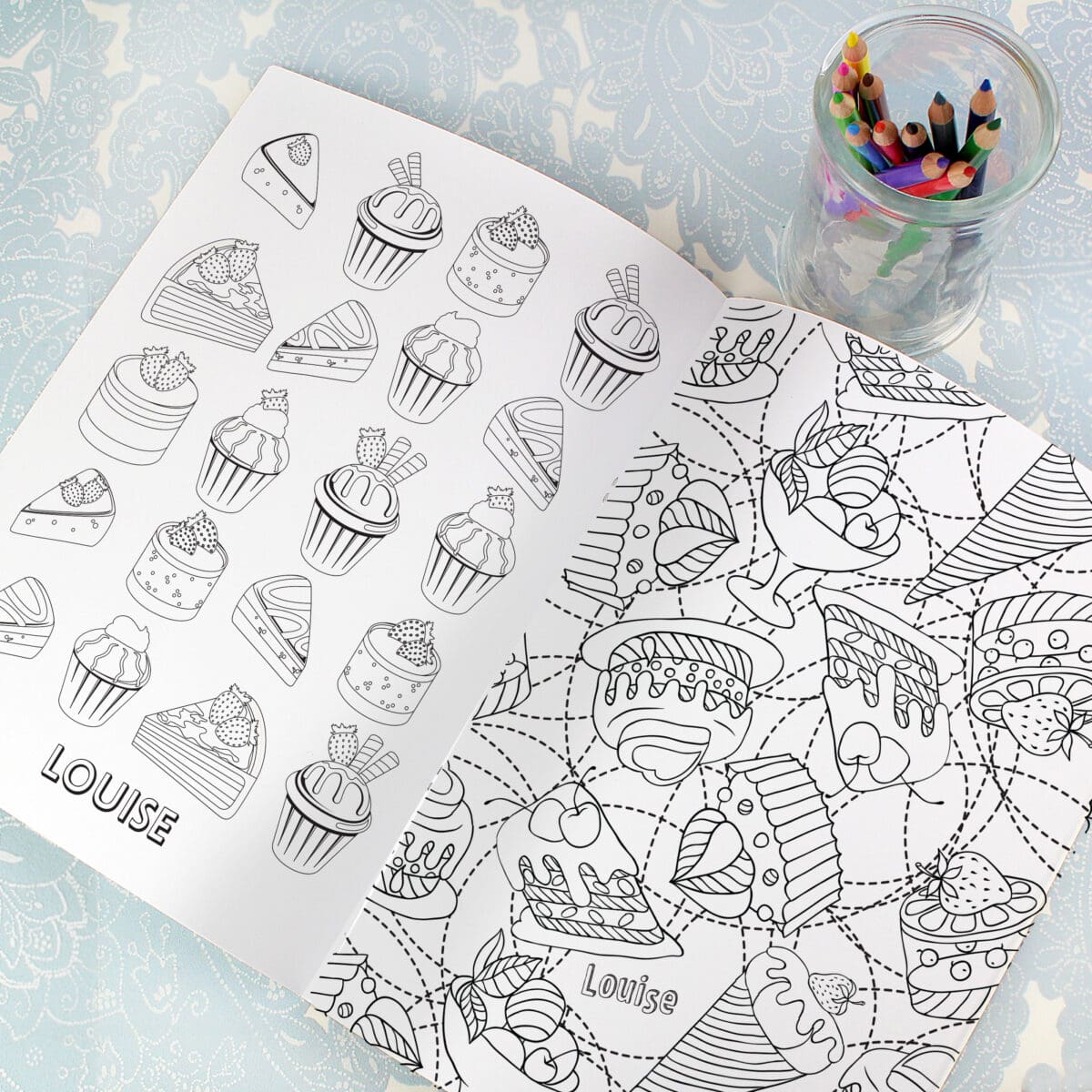 Personalised Baking Colouring Book - ForYou.ie