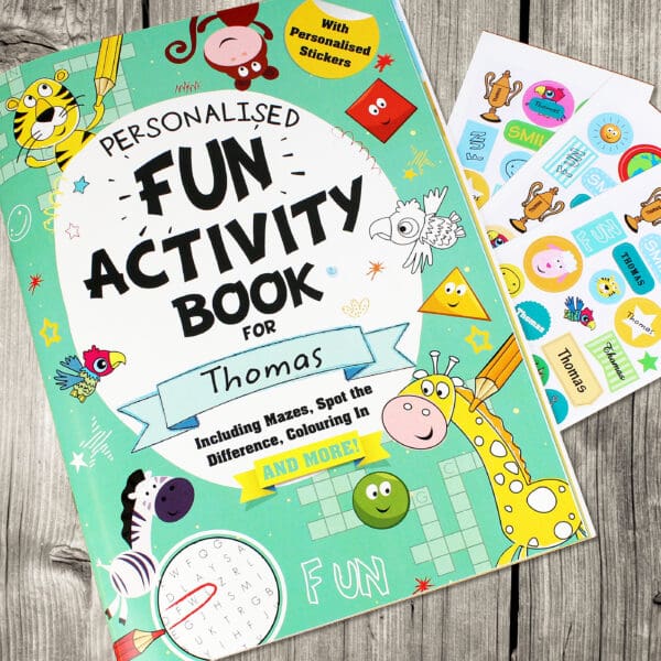 Personalised Activity Book with Stickers - ForYou.ie