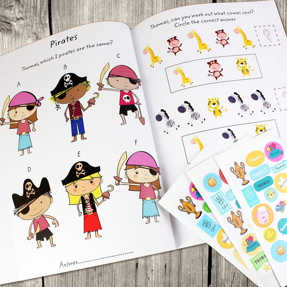 Personalised Activity Book with Stickers - ForYou.ie