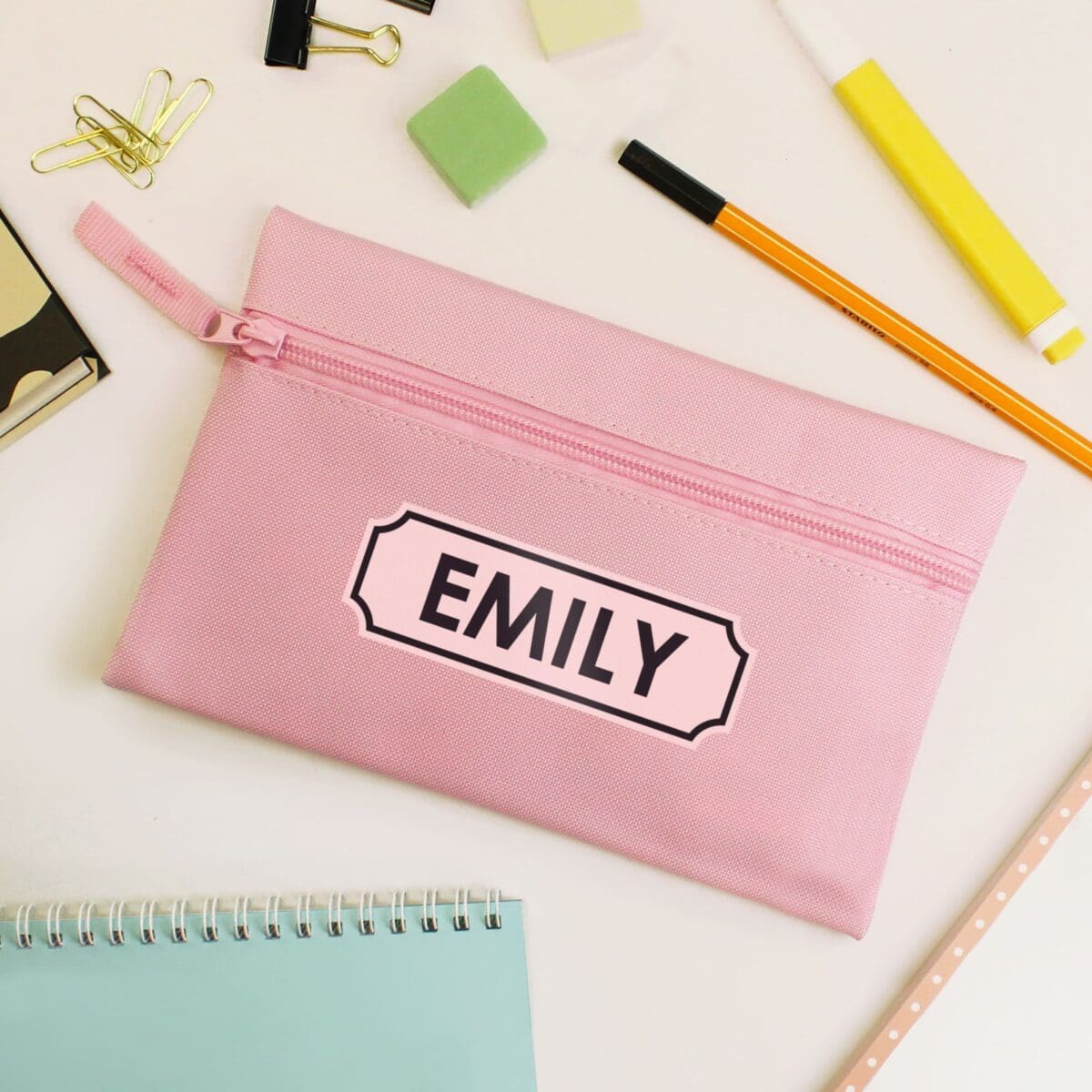 Personalised Pink Pencil Case - ForYou.ie