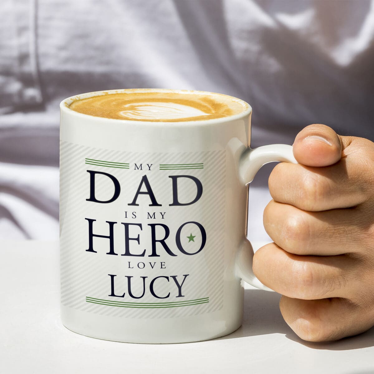 Personalised My Dad is My Hero Mug - ForYou.ie