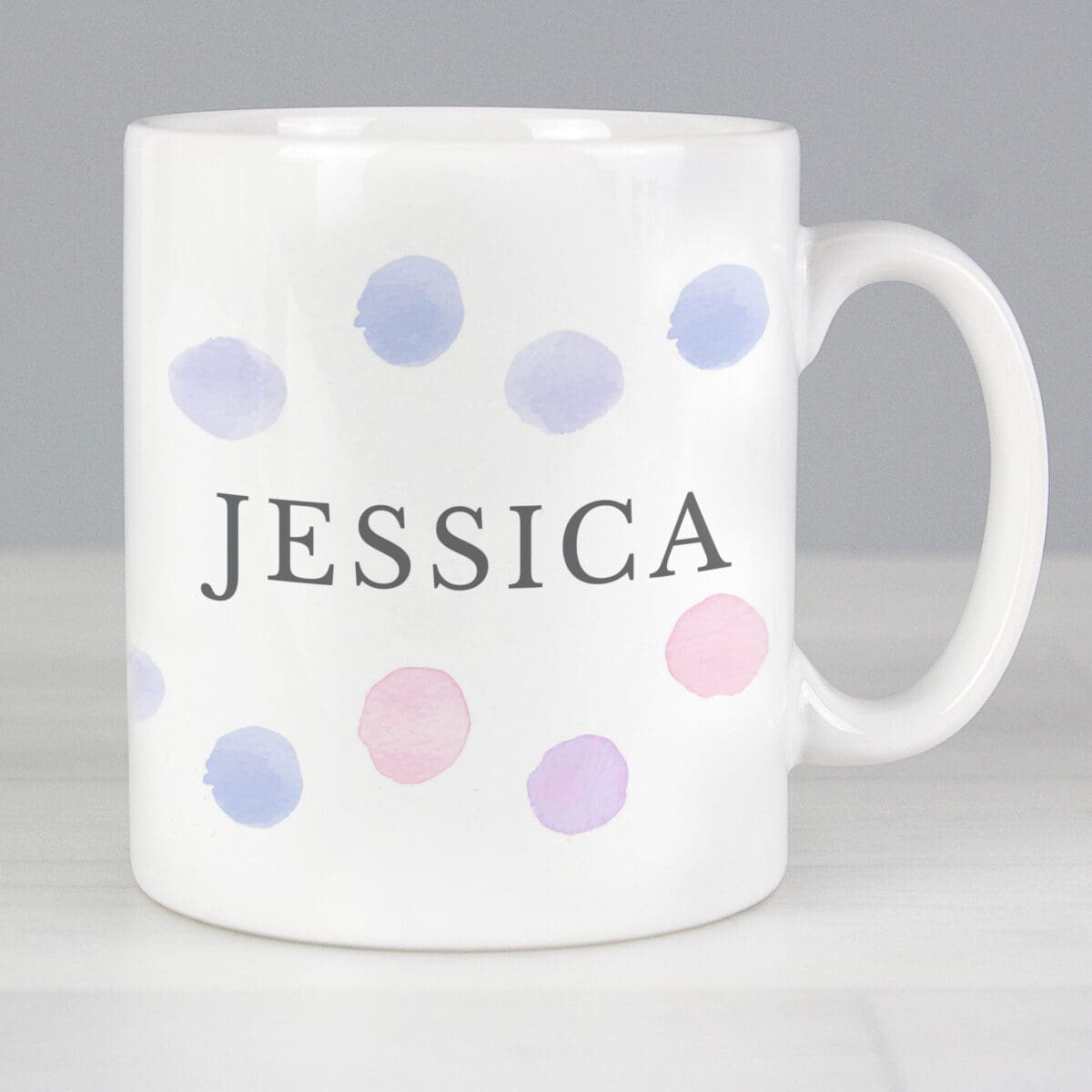 Personalised Pink Spot Mug - ForYou.ie