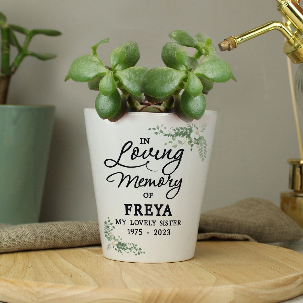Personalised In Loving Memory Plant Pot - ForYou.ie