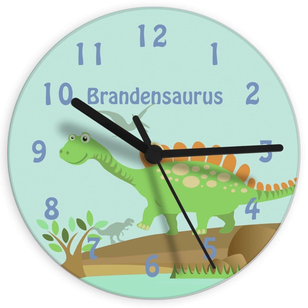 Personalised Dinosaur Clock - ForYou.ie