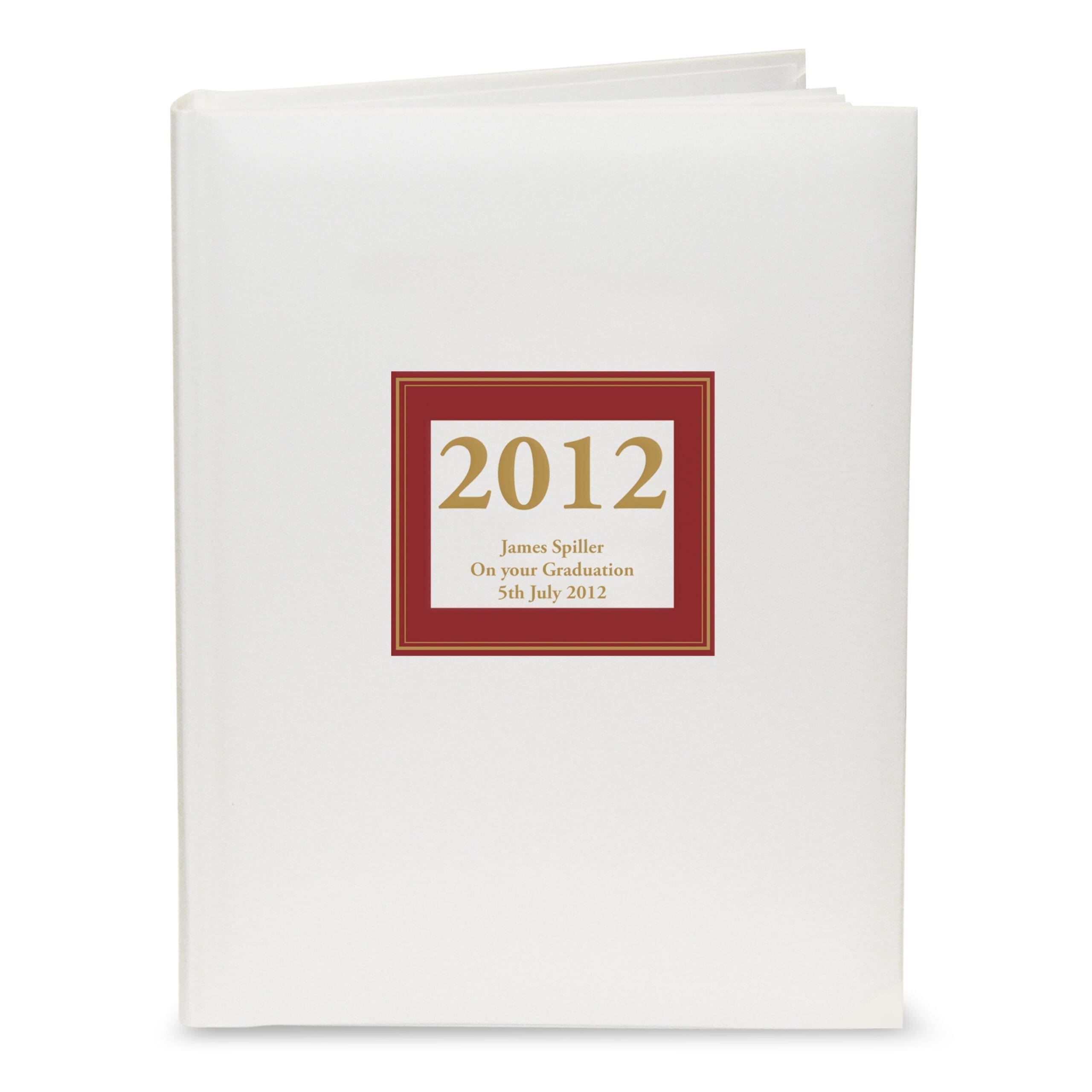 Personalised Red Square Traditional Photo Album - ForYou.ie