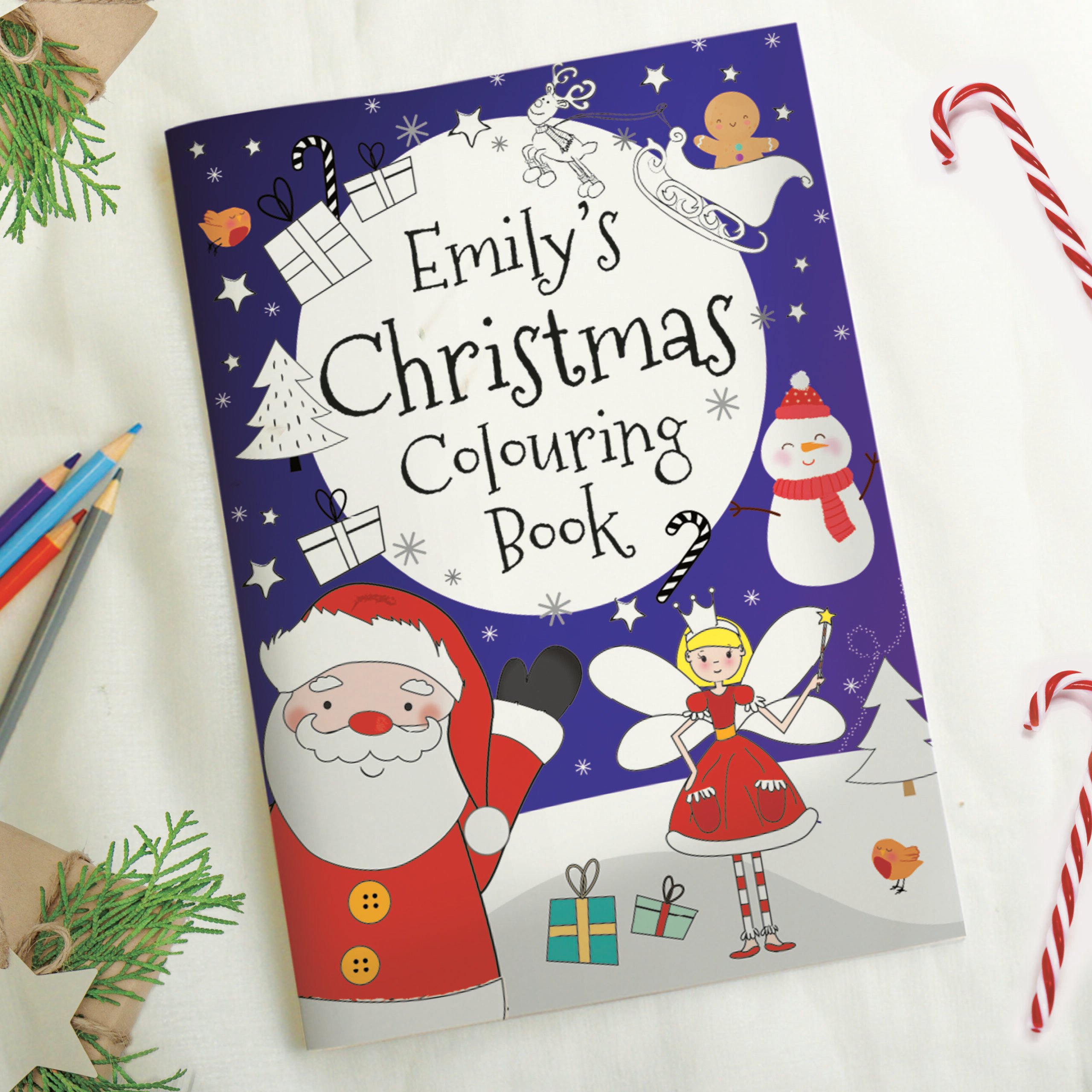 Personalised 'It's Christmas' Fairy Colouring Book - ForYou.ie