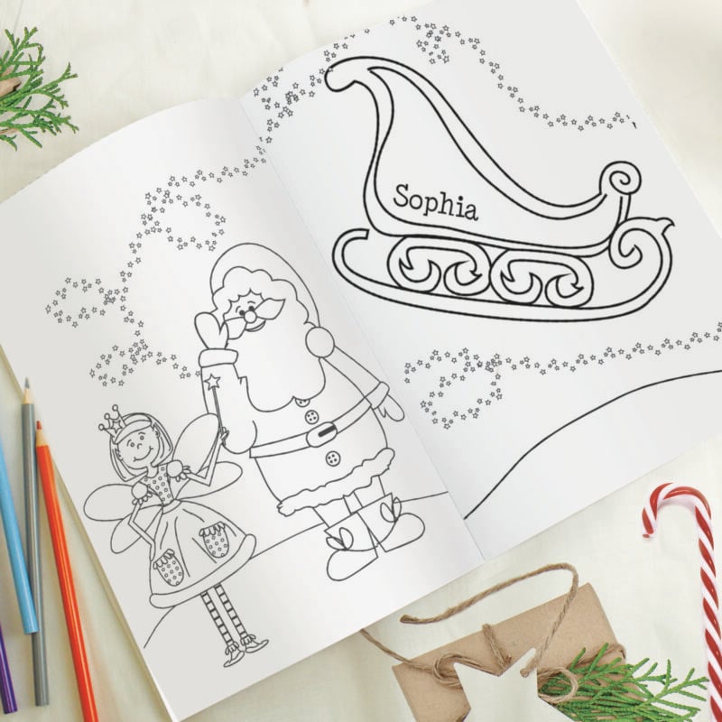 Personalised 'It's Christmas' Fairy Colouring Book - ForYou.ie