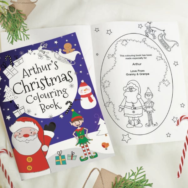 Personalised Its Christmas Elf Colouring Book - ForYou.ie