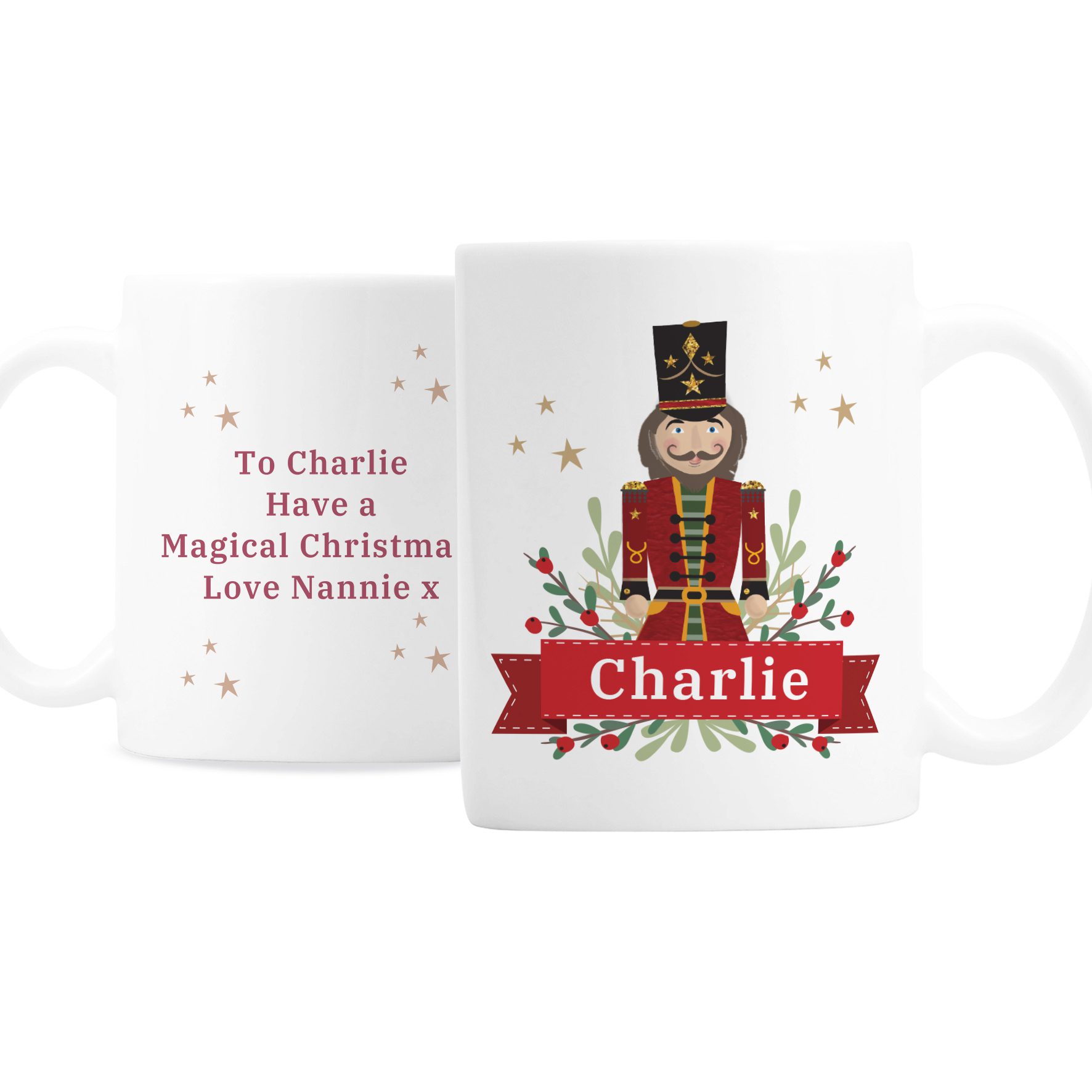 Personalised Christmas Nutcracker Mug - ForYou.ie