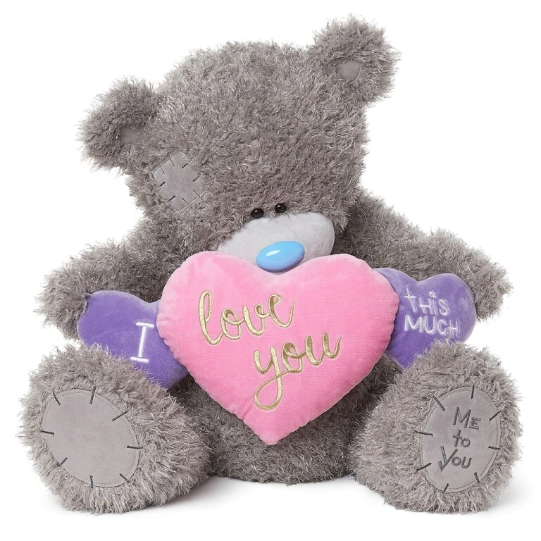 I Love You Large Tatty Teddy - ForYou.ie