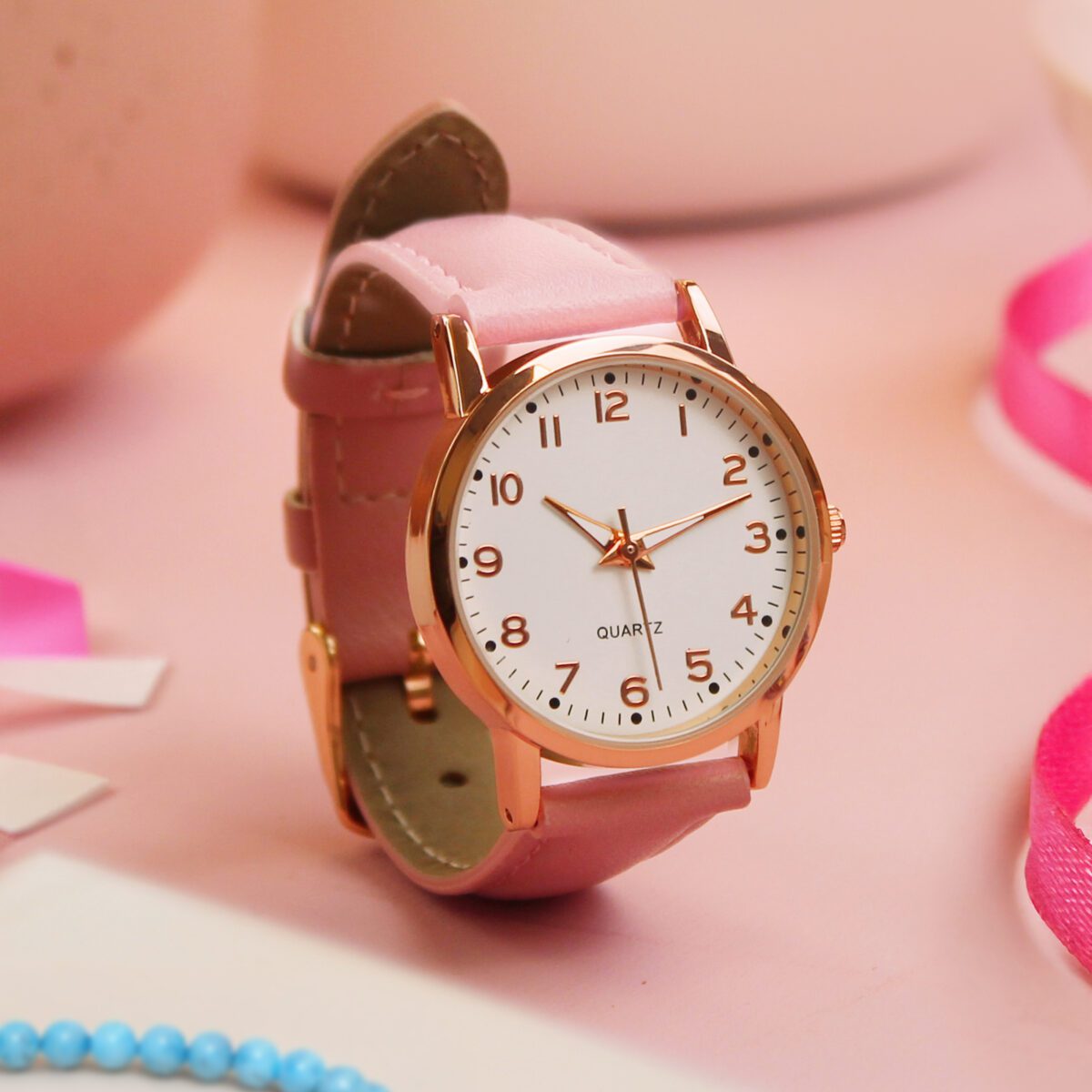 Personalised Girls Pink Watch - ForYou.ie